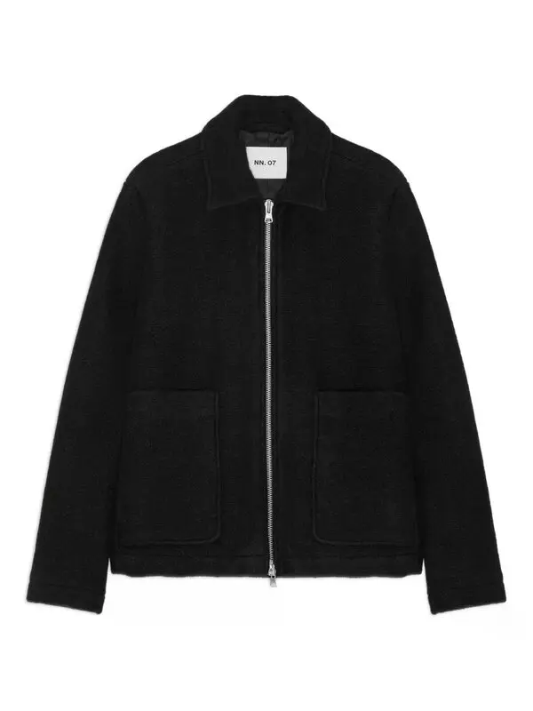 Nn07 Gael Zip-front Jacket - Black