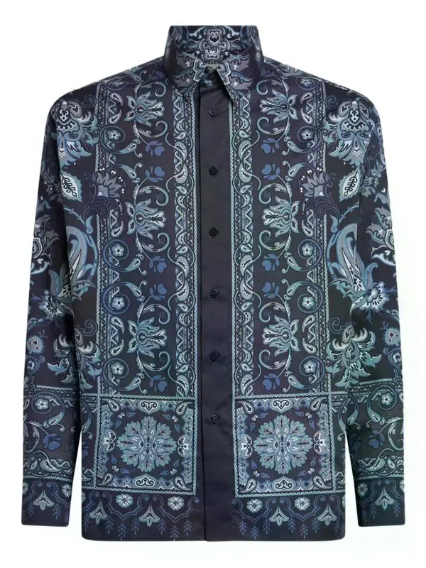 Etro Paisley-print Cotton Shirt