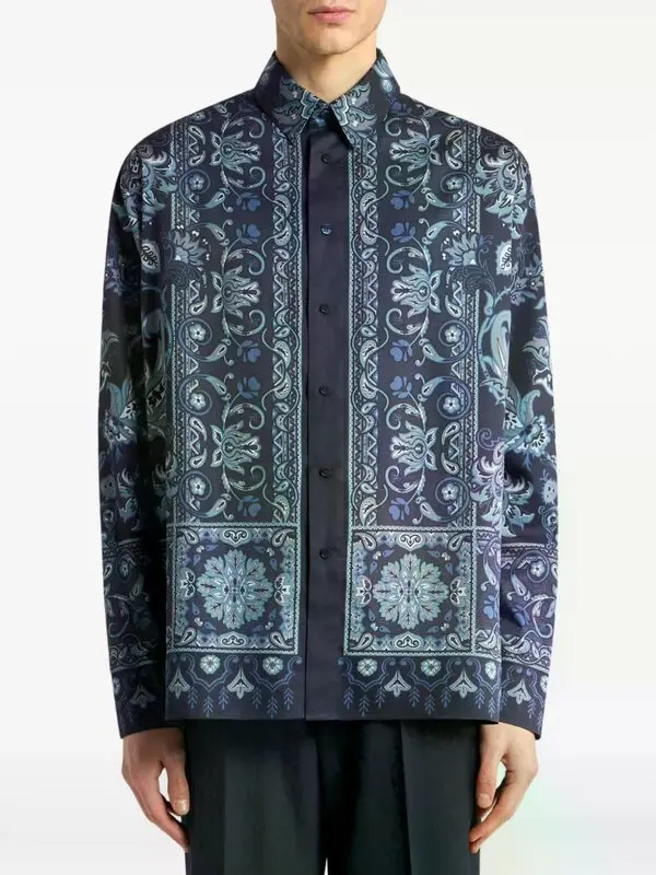 Etro Paisley-print Cotton Shirt