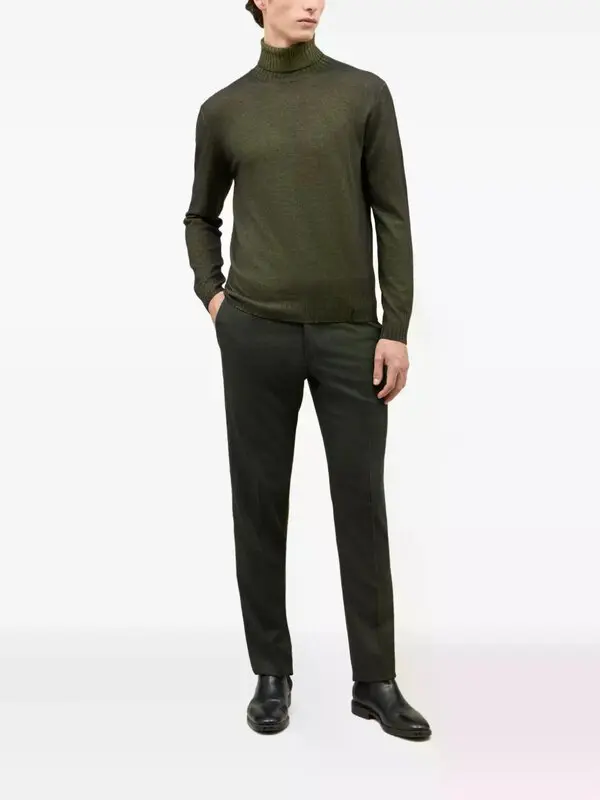 Boglioli Turtleneck Ribbed-hem Sweater