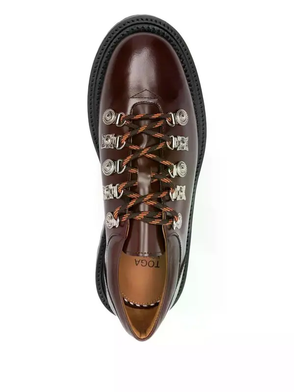 TOGA VIRILIS Lace-up Leather Derby Shoes