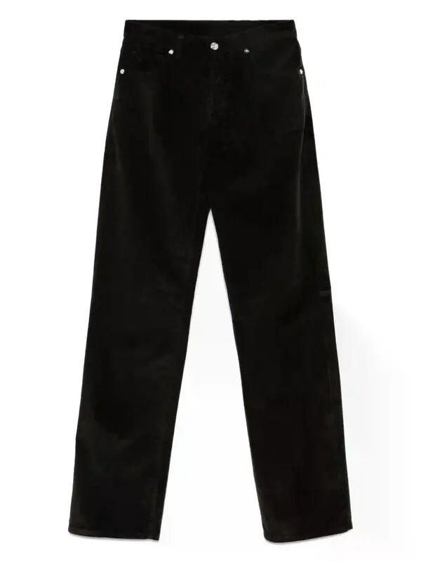NINE:INTHE:MORNING Buttoned Straight Trousers - Brown