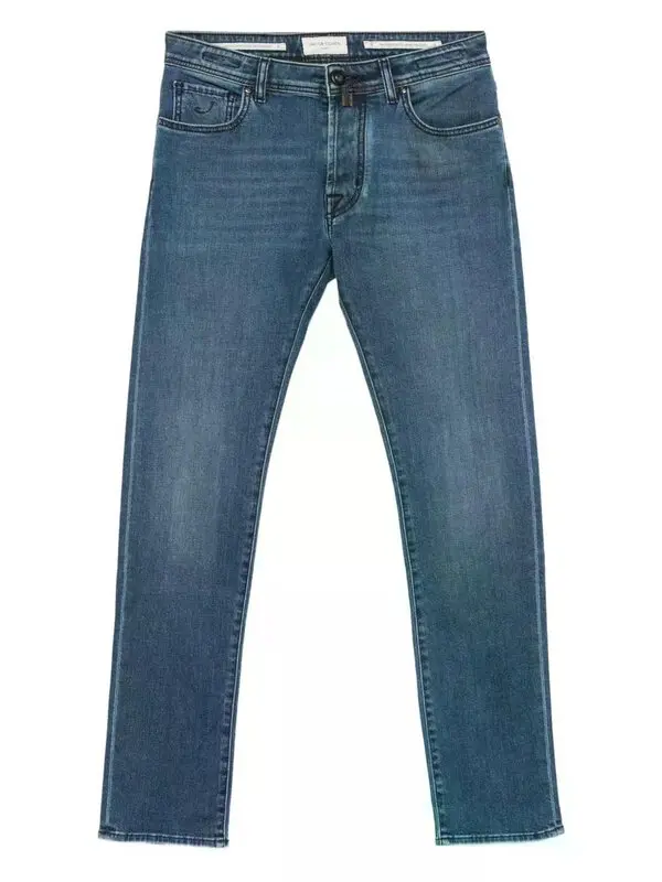 Jacob Cohen Five-pocket Cotton-blend Jeans - Blue