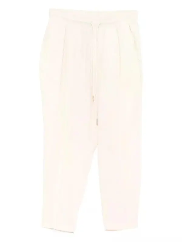 YES LONDON Pleated Drawstring Trousers
