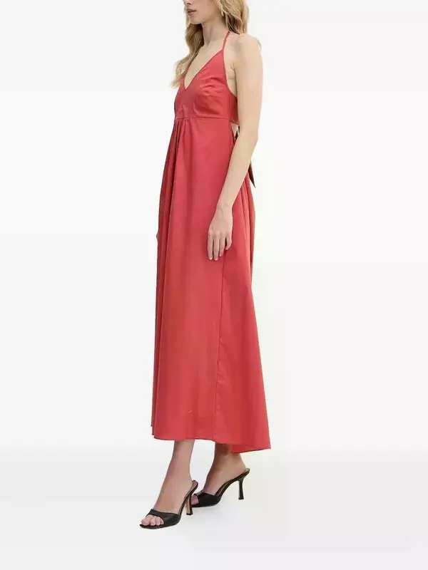 Liu Jo Halter-neck Tie-back Maxi Dress