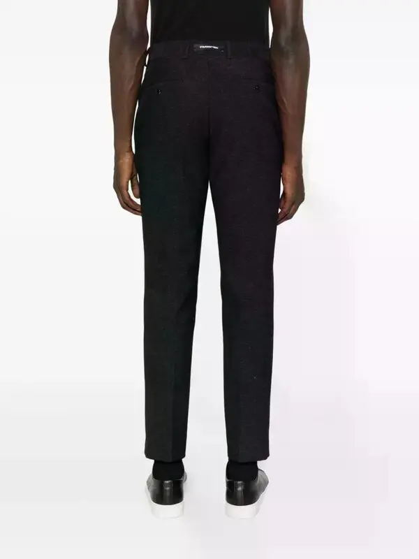 Karl Lagerfeld Textured Trousers With Side Pockets