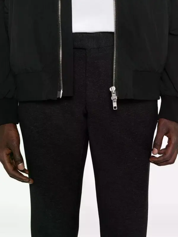 Karl Lagerfeld Textured Trousers With Side Pockets