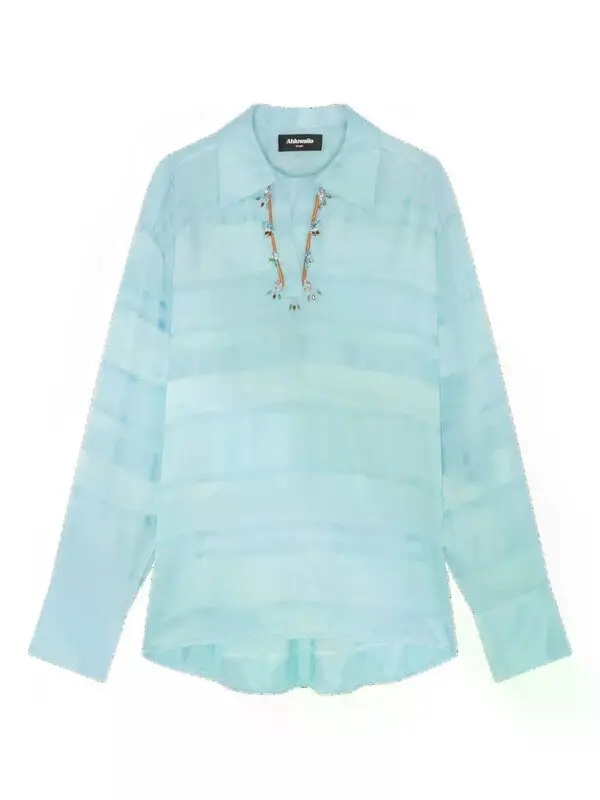 Ahluwalia Embellished-collar Shirt