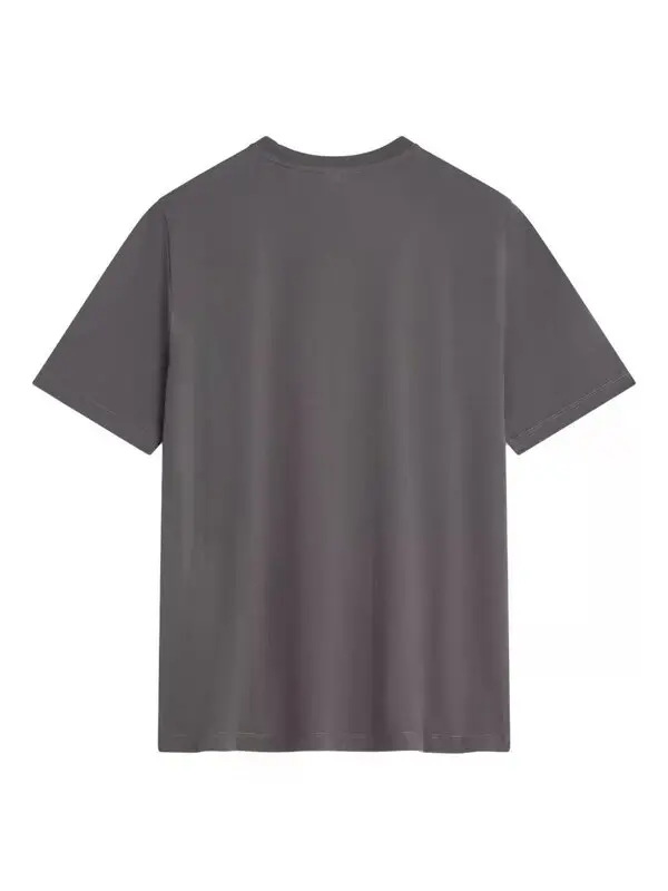 Maison Kitsuné Fox-patch Crew-neck T-shirt - Grey