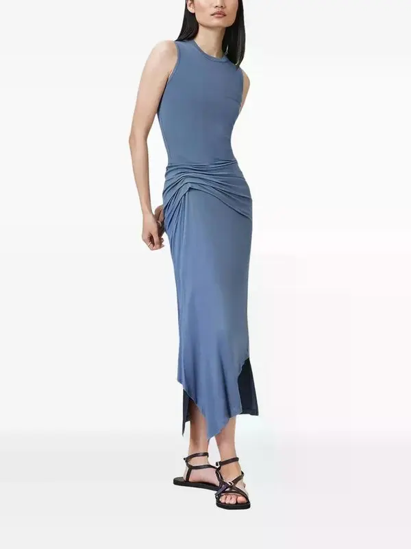 ALLSAINTS Rivi Draped Asymmetric Dress