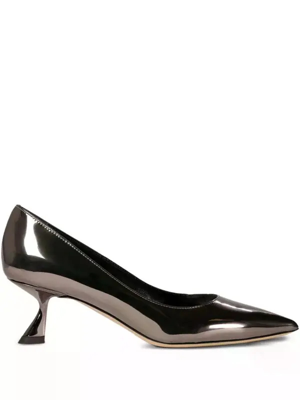 NINALILOU Metallic Leather Pumps