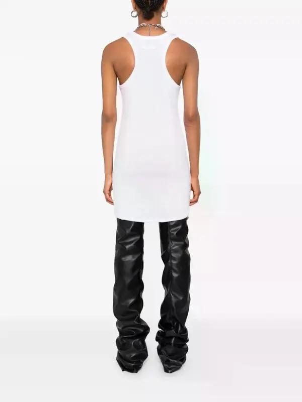 JEAN PAUL GAULTIER Ribbed Mini Dress - White