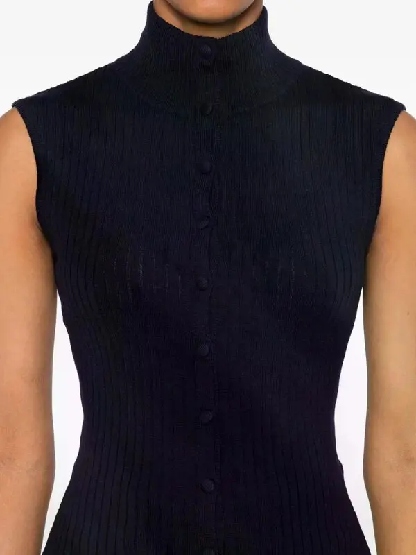 JEAN PAUL GAULTIER Ribbed Sleeveless Top