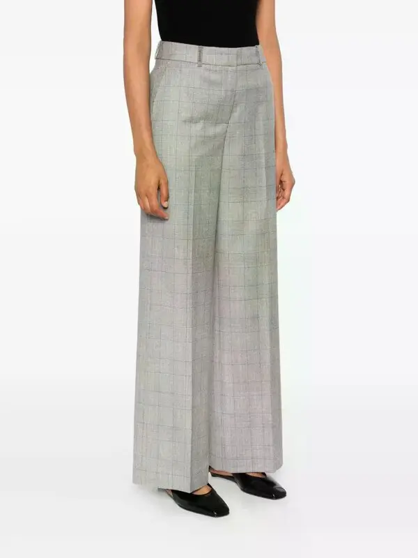 Peserico Checked Straight-leg Trousers