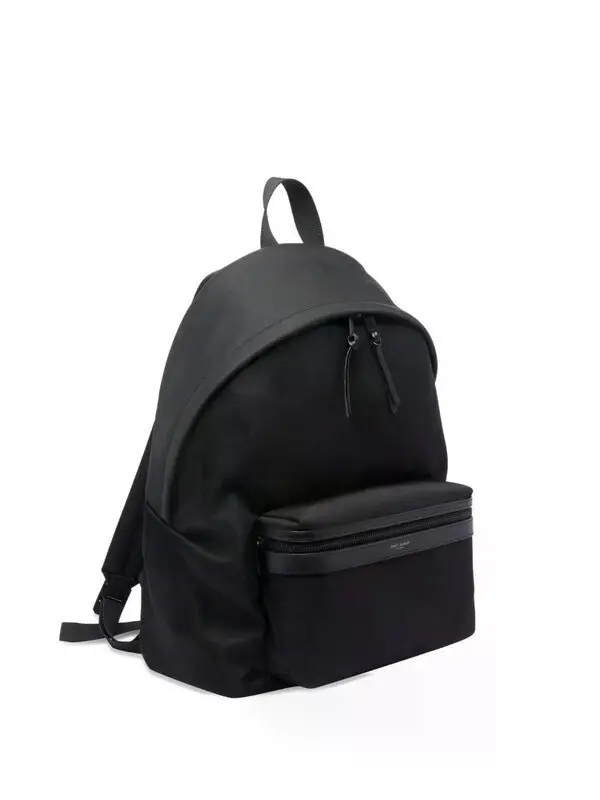 Saint Laurent Zip-pocket Backpack - Black