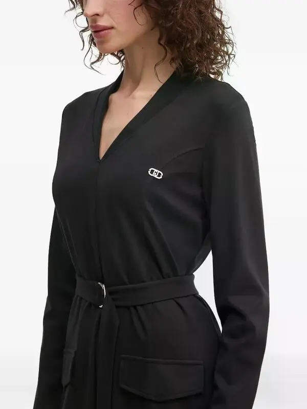 Liu Jo Belted V-neck Dress