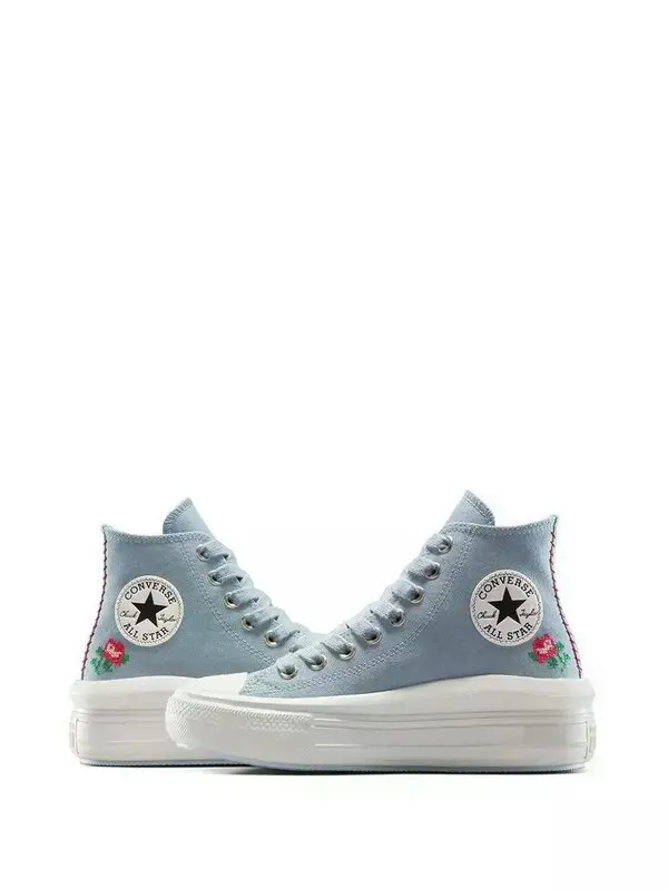 CONVERSE Run Star Motion Embroidered Platform Sneakers