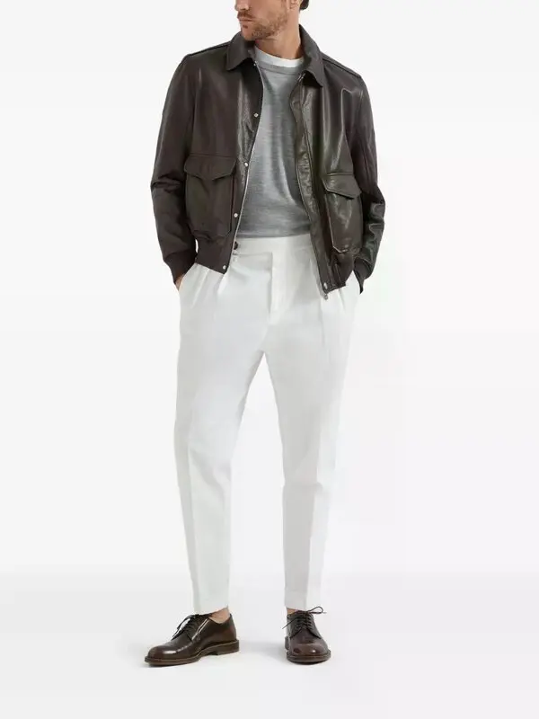 Brunello Cucinelli Elbow-patch Jumper - Grey