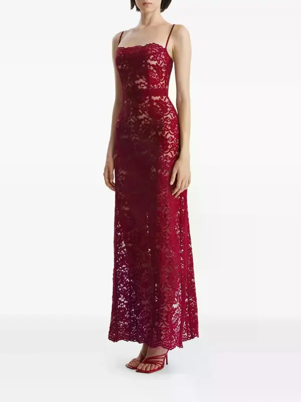 2310 STUDIO Lace-paneled Maxi Dress