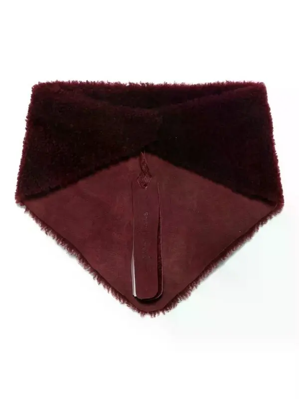 SALVATORE SANTORO Trimmed Scarf - Red