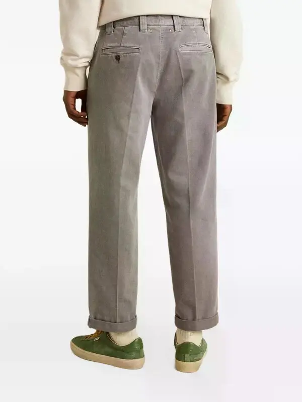 GOLDEN GOOSE Cuffed Cotton Trousers