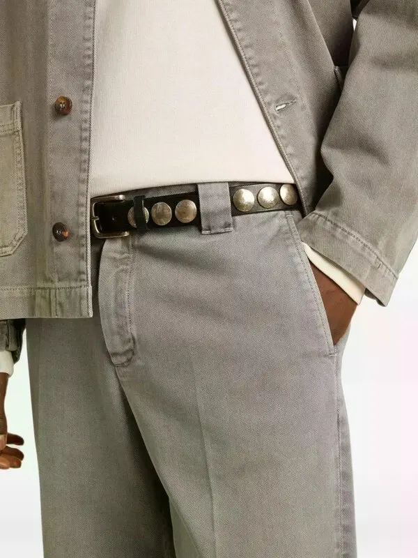 GOLDEN GOOSE Cuffed Cotton Trousers