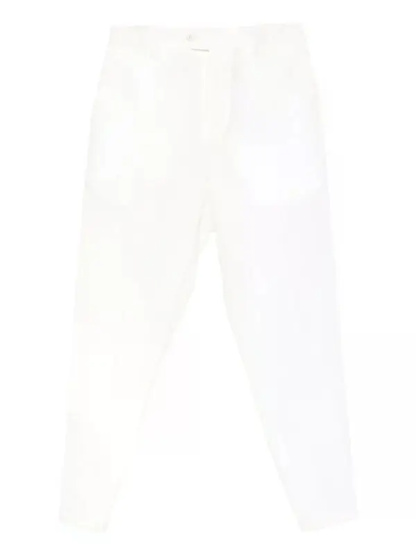 YES LONDON Button-fly Trousers - White