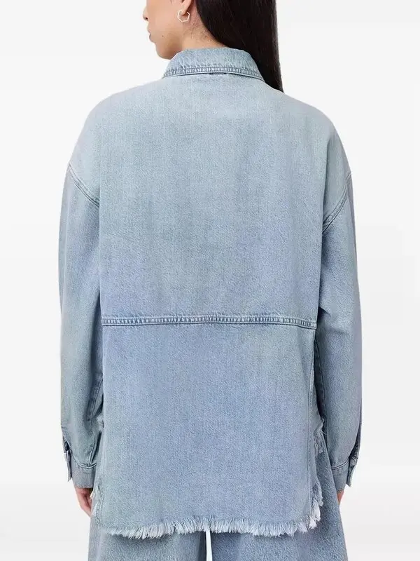 ALLSAINTS Frayed-hem Denim Jacket