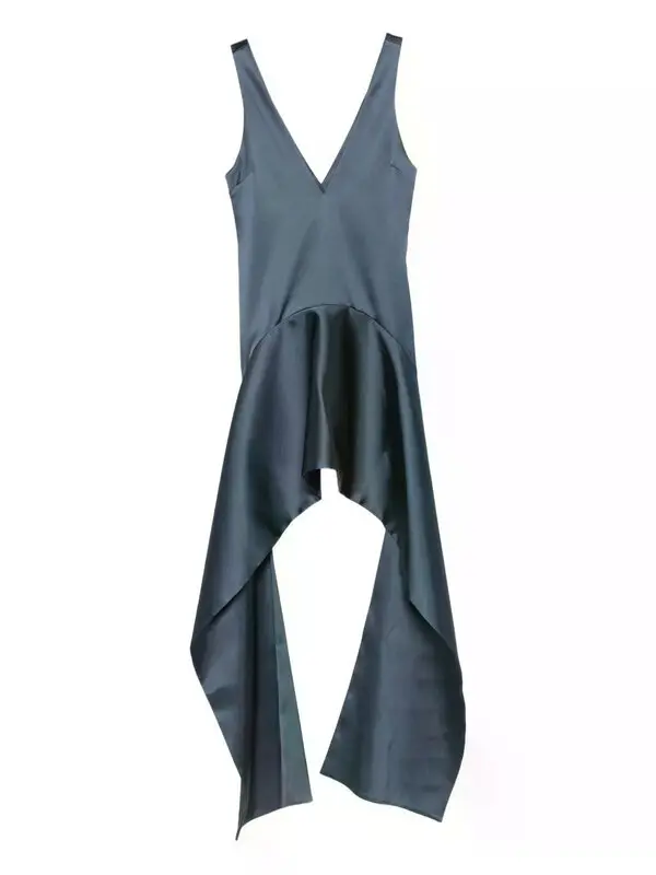 JW Anderson V-neck Draped Hem Dress