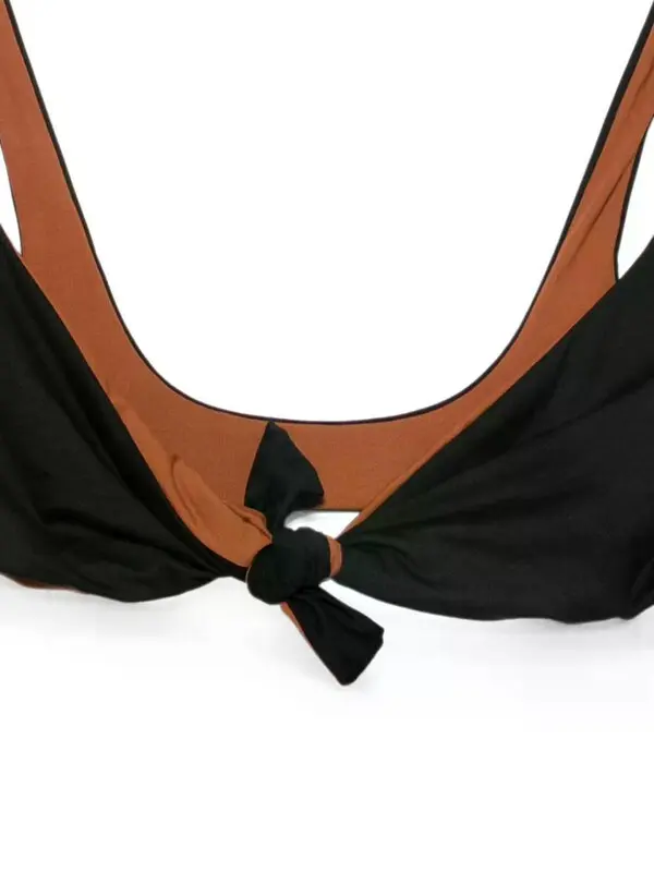 FISICO Bow-detail High-waist Bikini