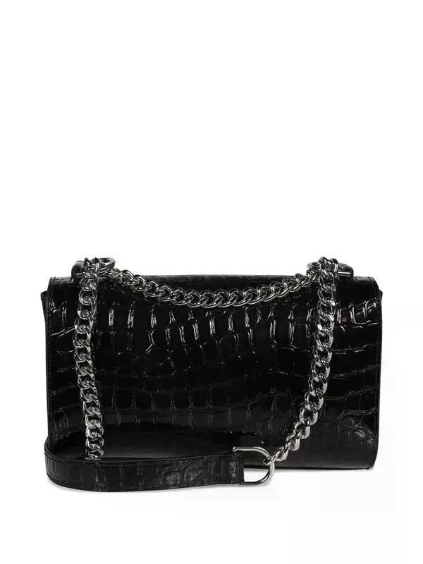 MSGM Crocodile-effect Chain Cross Body Bag