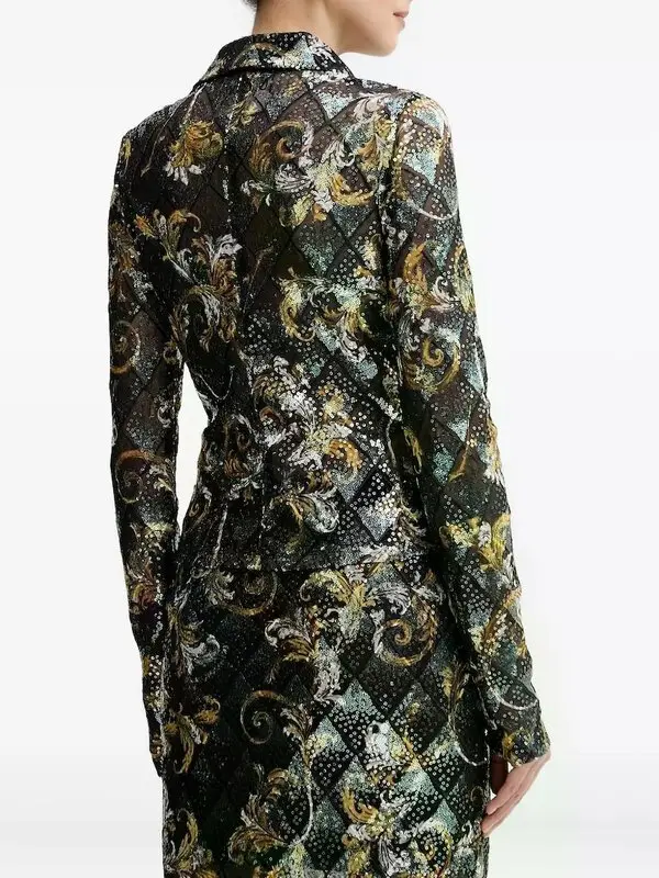 Versace Sequin-embellished Blouse