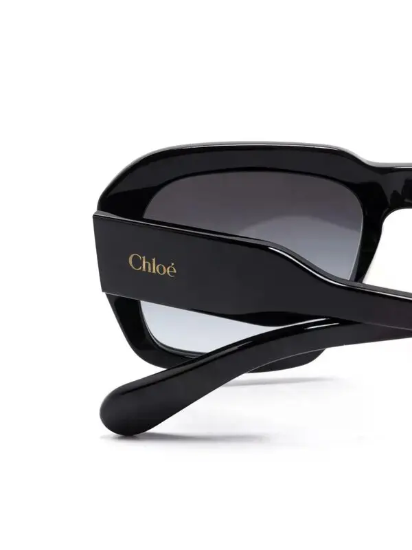 Chloé Oversized Frame Sunglasses - Black