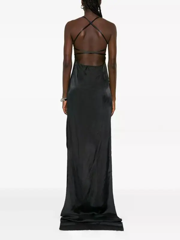 FEDERICO CINA Halter-neck Maxi Dress