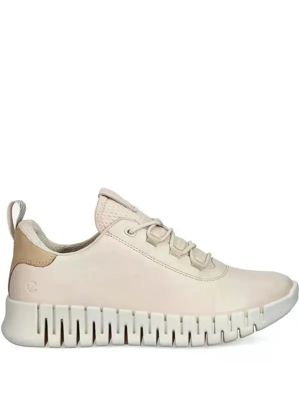 Ecco Gruuv Lea Sneakers - Neutrals