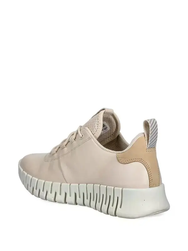 Ecco Gruuv Lea Sneakers - Neutrals