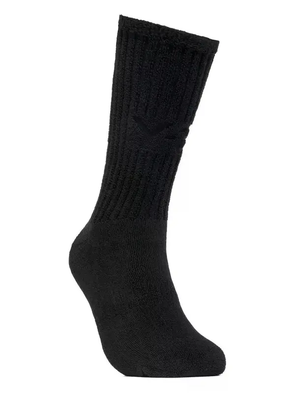 Y3 Terry-cloth Socks - Black