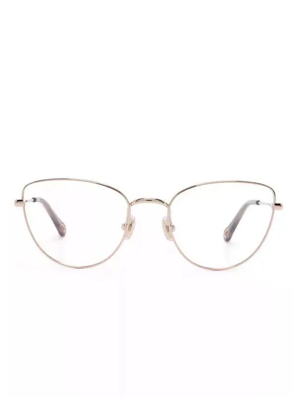 Chloé Cat Eye-frame Glasses - Gold