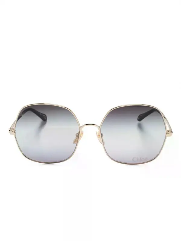 Chloé Oversize-frame Sunglasses - Gold