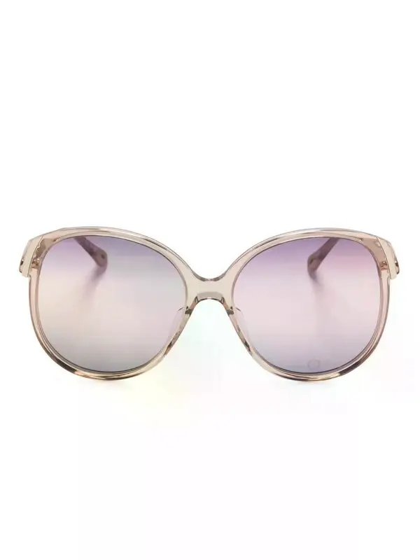 Chloé Oversize-frame Sunglasses - Gold