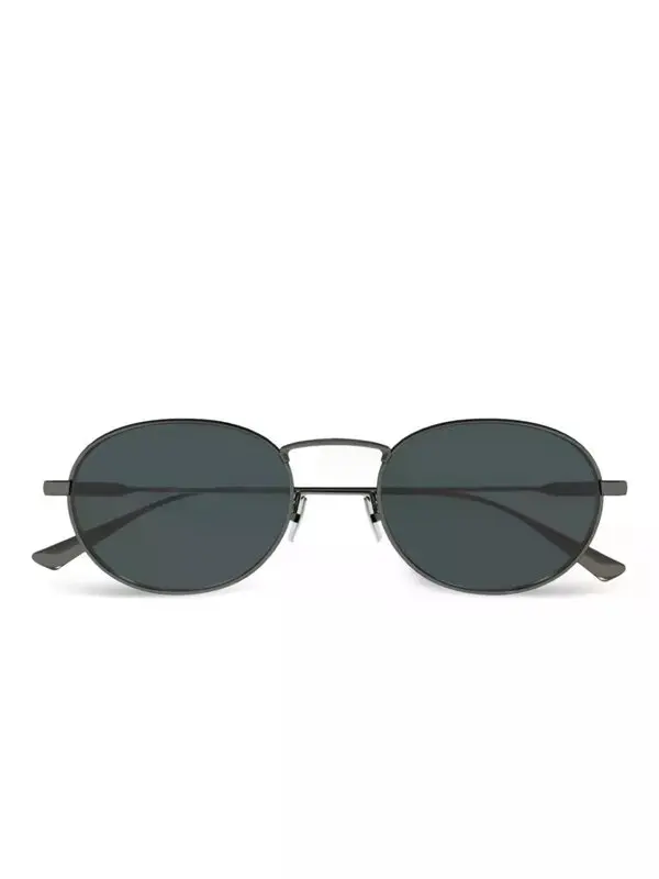 Saint Laurent Logo-engraved Sunglasses - Black