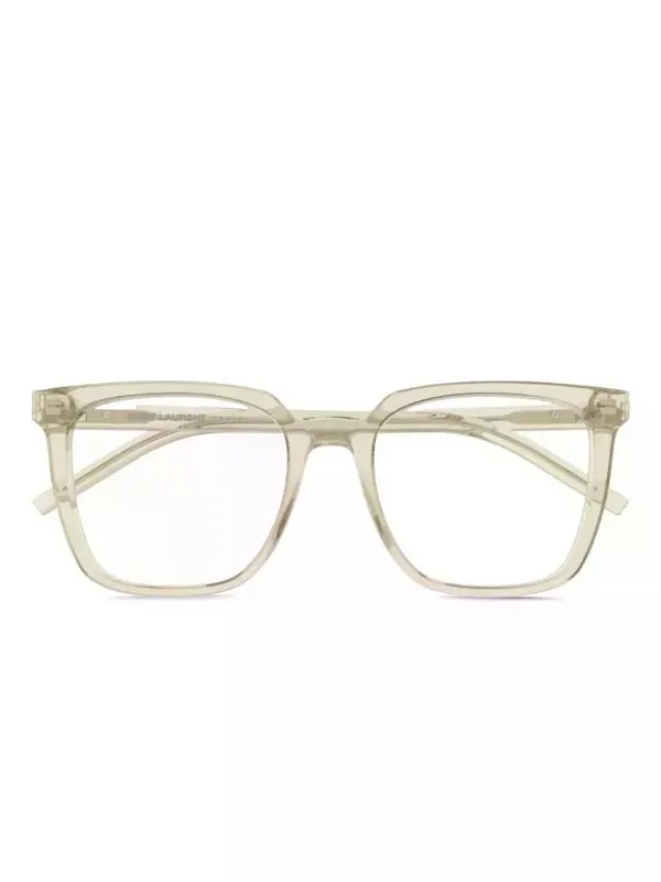 Saint Laurent Square-frame Eyeglasses - Neutrals
