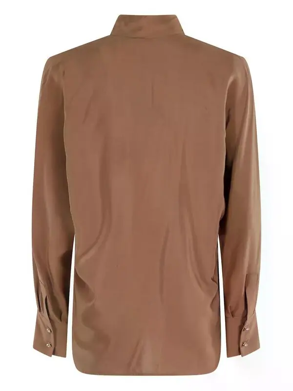 Max Mara Silk Bow-collar Blouse