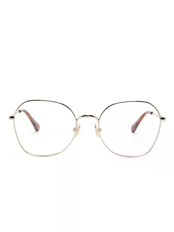 Chloé Round-frame Eyeglasses - Gold