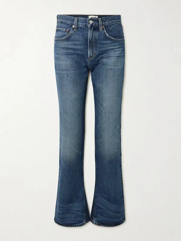 AGOLDE Kick Boot Mid-rise Bootcut Jeans - Blue