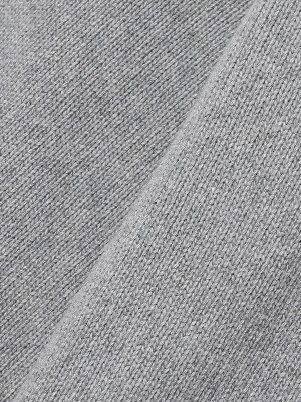 Another Tomorrow Cashmere And Wool-blend Crewneck Sweater - Gray