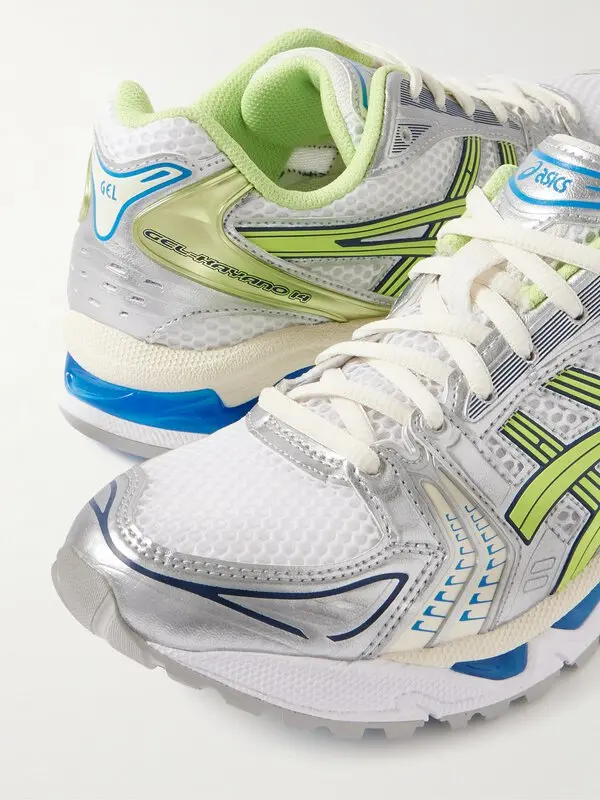 Asics Gel-kayano 14 Metallic Mesh Sneakers - Blue