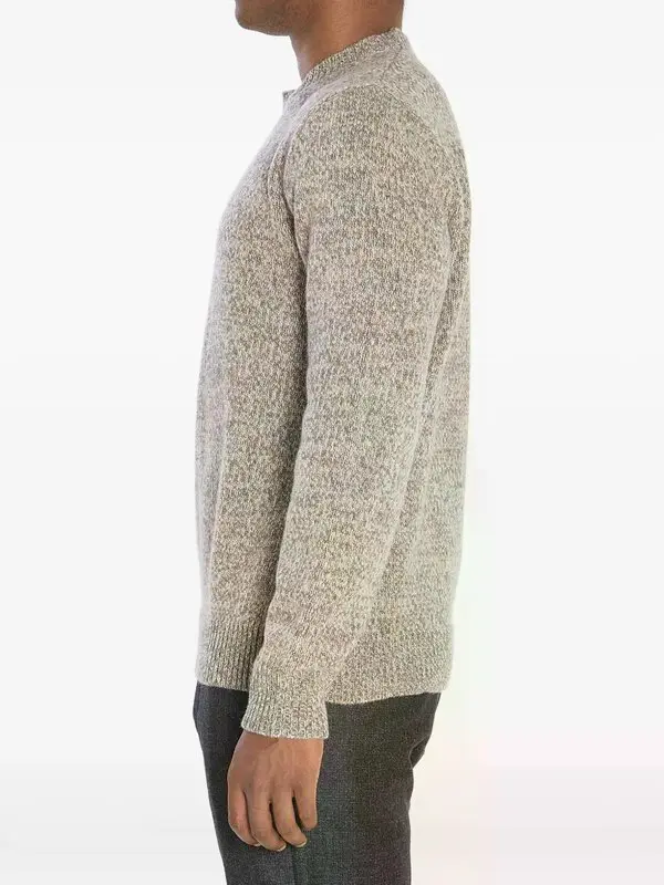 Barena Venezia Speckled Crew-neck Wool Sweater