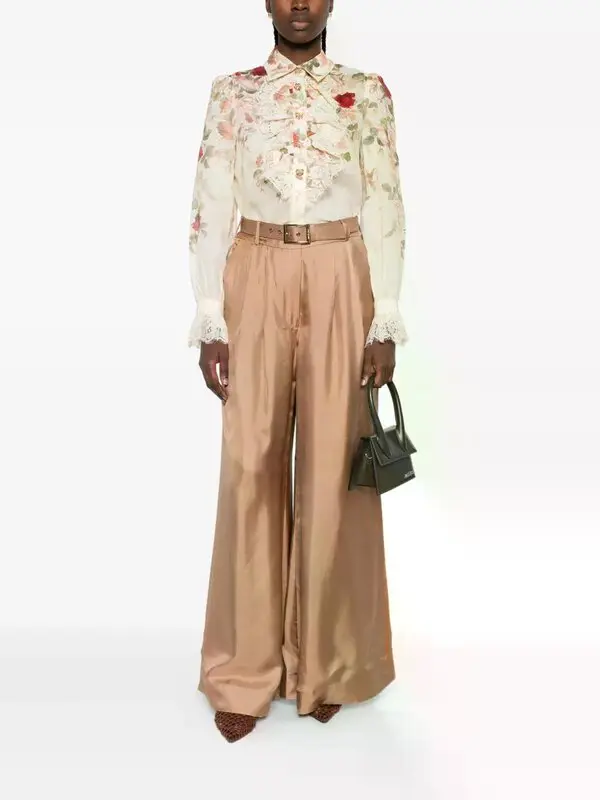 Zimmermann Pleated Belted Trousers