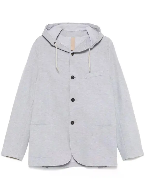 Eleventy Hooded Blazer - Grey